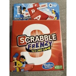 Hasbro | Games | New In Box Scrabble Frenzy Tile Card Game Hasbro ...